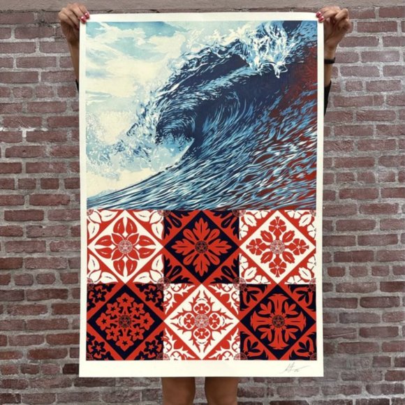 Obey | Art | Shepard Fairey Wave Of Distress | Poshmark